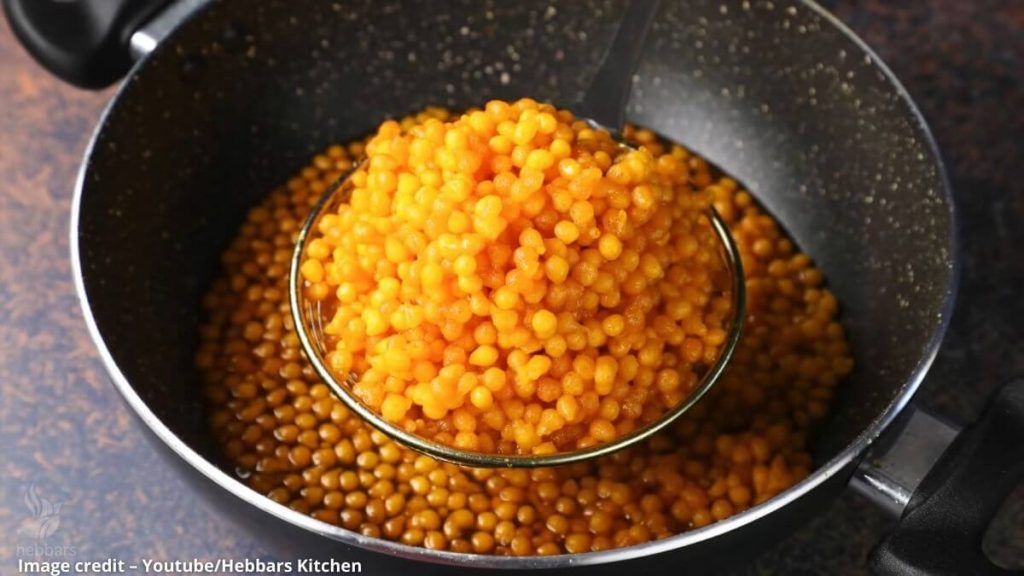 મીઠી બુંદી બનાવવાની રીત | meethi boondi banavani rit recipe gujarati