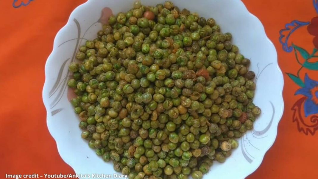 તરેલા મસાલા વટાણા બનાવવાની રીત | tarela masala vatana banavani rit ...