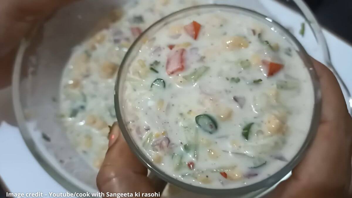 મિક્સ વેજ ફરસાણ રાયતું બનાવવાની રીત | mix farsan raitu banavani rit