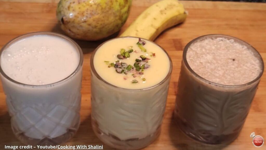 ત્રણ પ્રકારના મિલ્કશેક બનાવવાની રીત | Tran prakar na milk shake ...