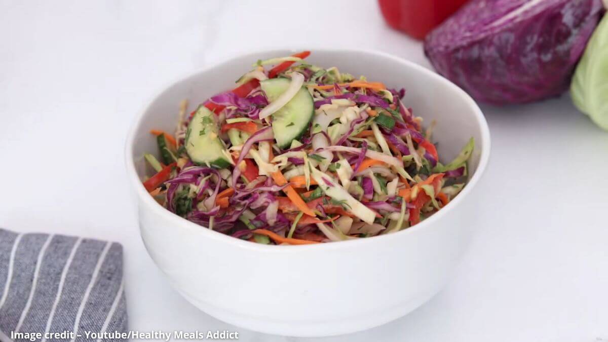 Kobij nu salad banavani rit | કોબીજ નું સલાડ બનાવવાની રીત - Narad Mooni